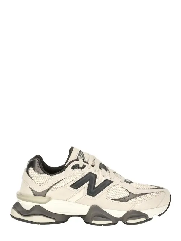 NEW BALANCE 9060 Suede And Mesh Sneakers With Abzorb-sbs Midsole - Grey
