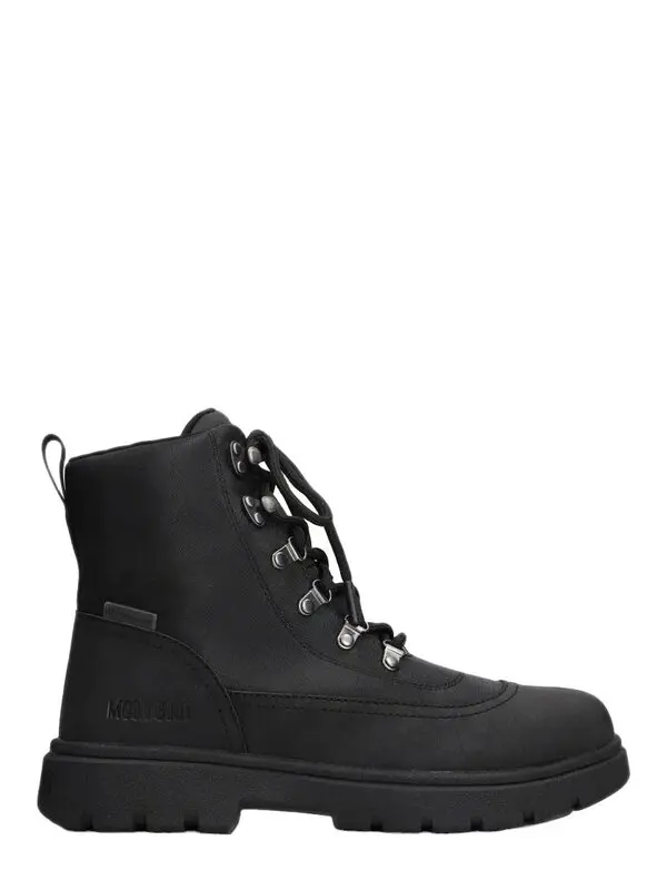 Moon Boot Combat Boots Nylon - Black