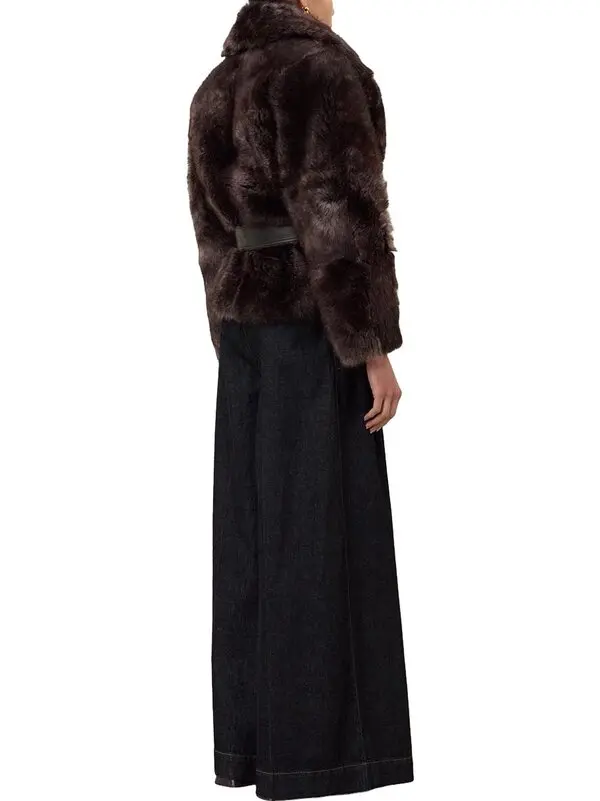 Zimmermann Valiant Shearling Jacket - Graphite