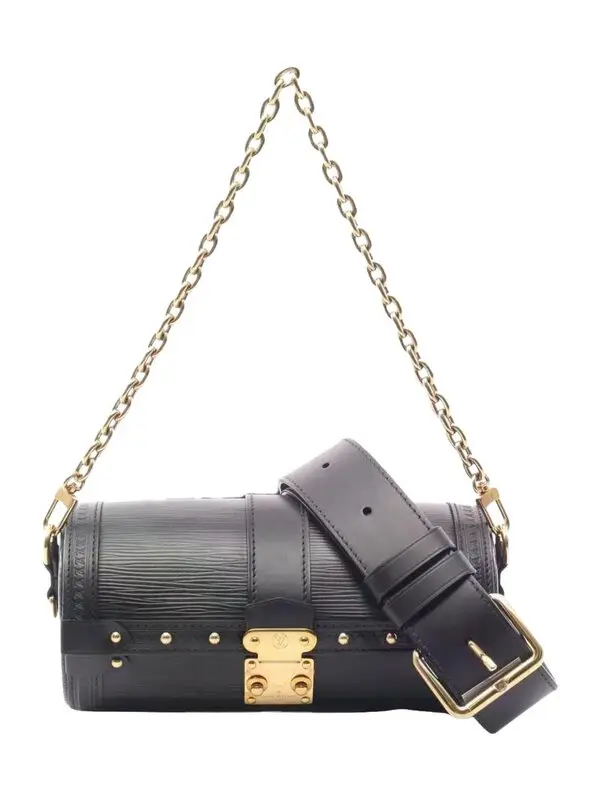 LOUIS VUITTON Butterfly Epi Shoulder Bag - Black