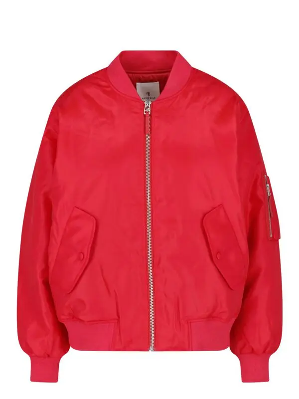 ANINE BING Bomber Jacket - Red