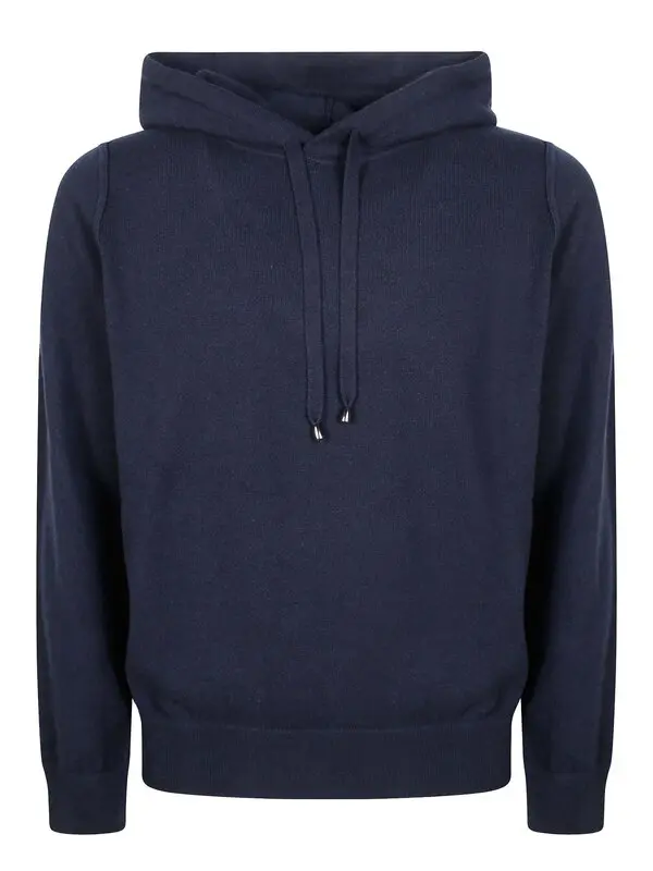 FILIPPO DE LAURENTIIS 90/10 Cashmere-wool Knit Sweater, Fineness 7 - Blu