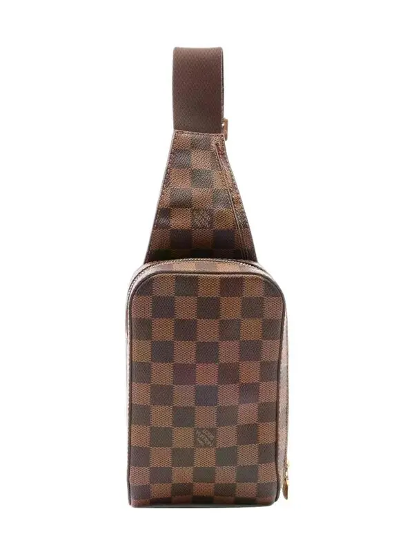 LOUIS VUITTON 2011 Geronimos Damier Ebene Belt Bag - Brown