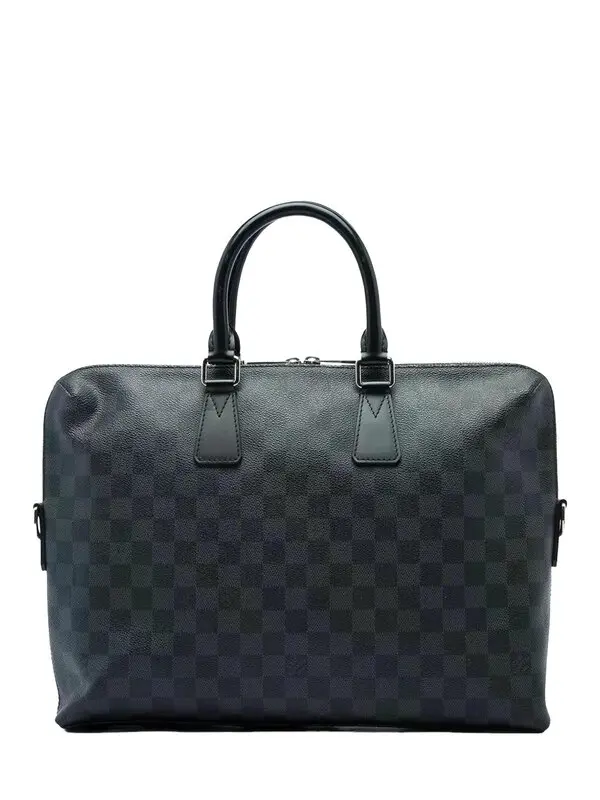 LOUIS VUITTON 2013 Damier Graphite Porte Documents Jour Business Bag - Black