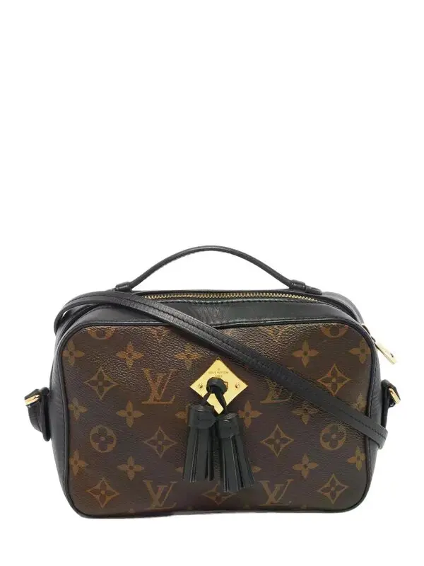 LOUIS VUITTON 2018 Saintonge Monogram-canvas Shoulder Bag - Brown