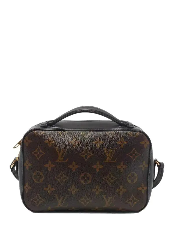 LOUIS VUITTON 2018 Saintonge Monogram-canvas Shoulder Bag - Brown