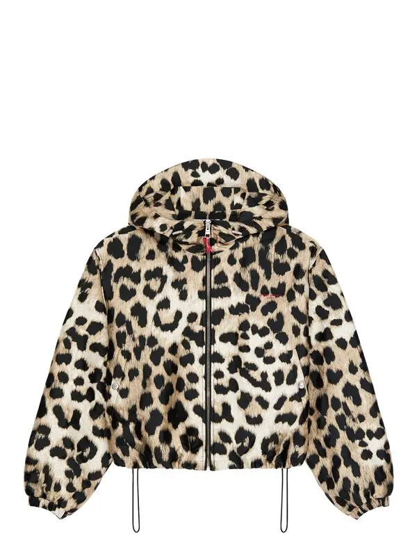 Givenchy Hooded Windbreaker Jacket - Beige
