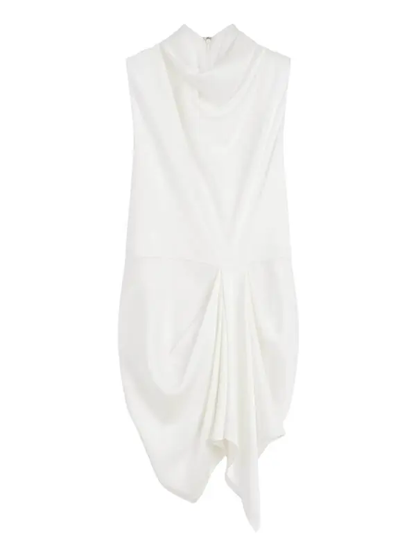 Givenchy Draped Cowl-neck Blouse - Ivory