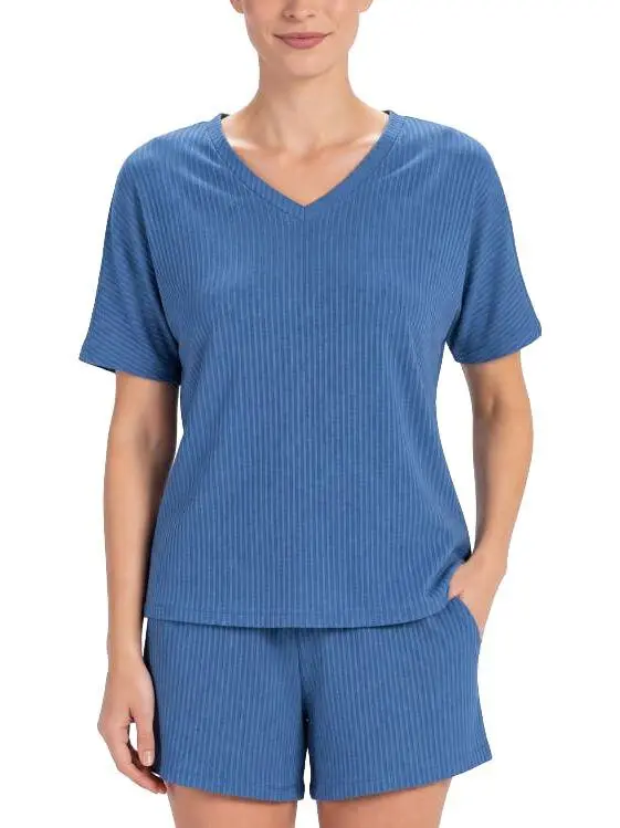 AYJE Ultra Comfort V Neck T-shirt - Blue