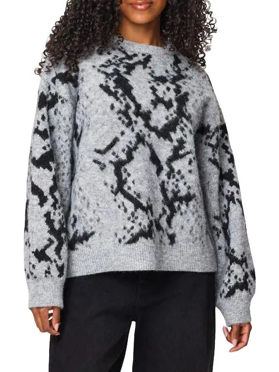 Habitual Fuzzy Ed Sweater - Python Print