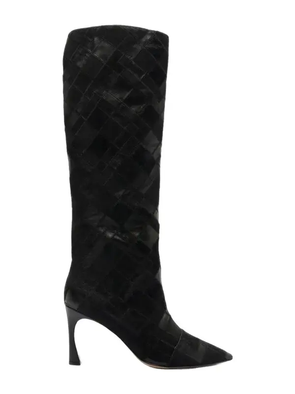ALEXANDRE BIRMAN Annelise Leather Boots - Black