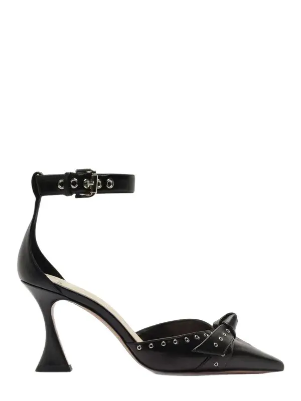 ALEXANDRE BIRMAN Clarita Eyelet-embellished Pumps - Black