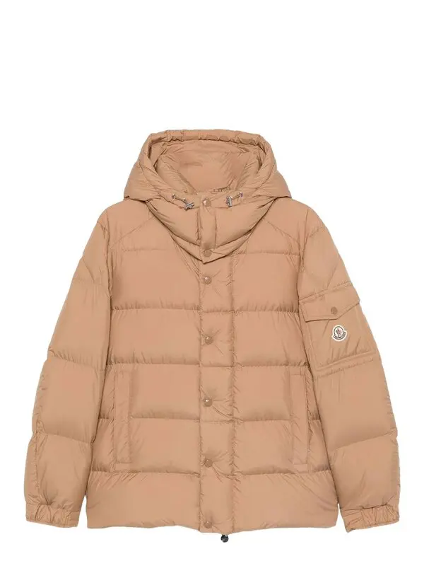 Moncler Piumino Corto Maya 70 Con Cappuccio - Brown