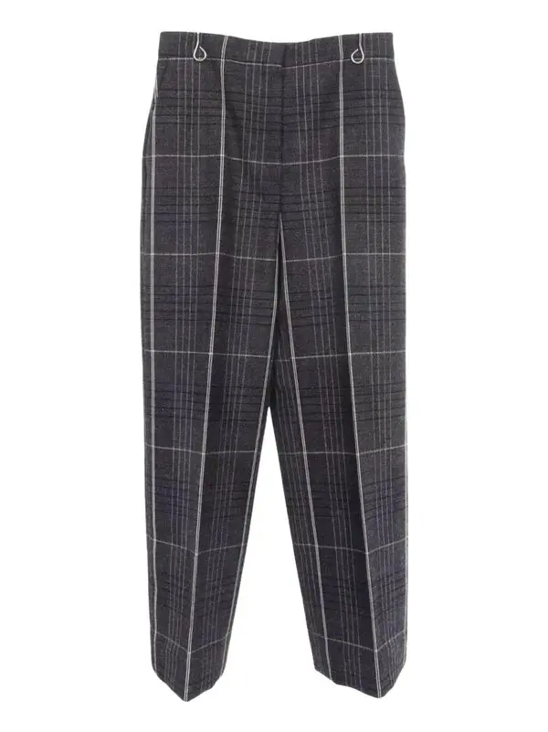 Dior 2010s Plaid Trousers - Grey