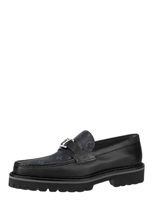 LOUIS VUITTON Major Loafers Monogram - Black