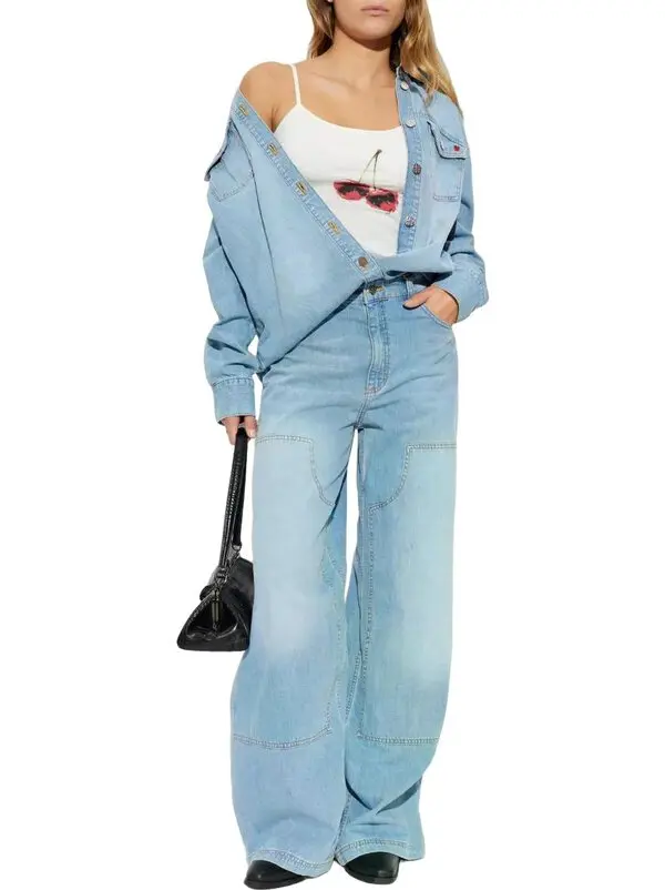Baum Und Pferdgarten Namra Panelled Jeans - Blue