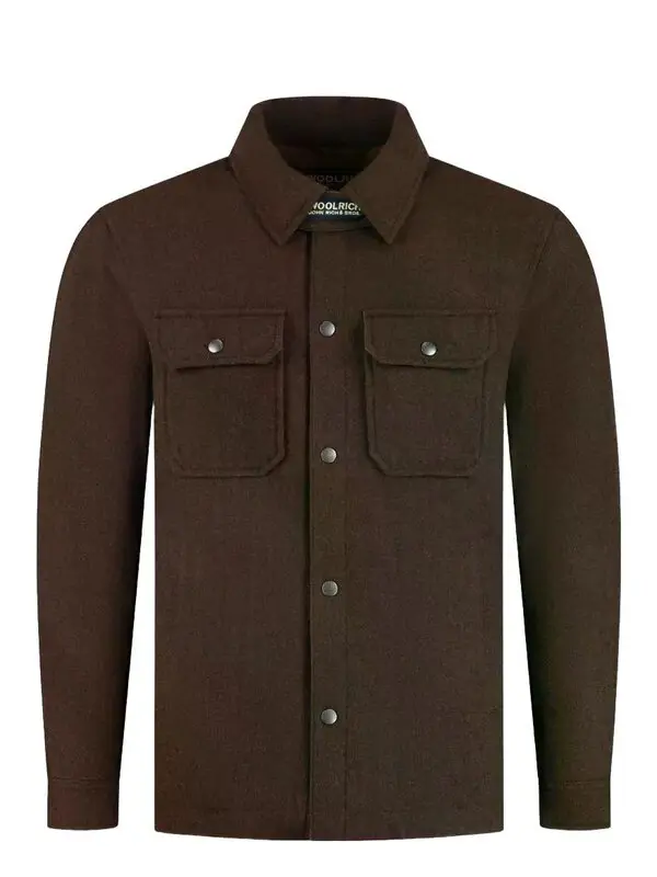 Woolrich Button-up Chest-pocket Jacket - Brown