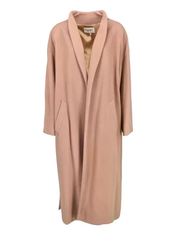BYBLOS VINTAGE Shawl-lapel Oversized Coat - Neutrals