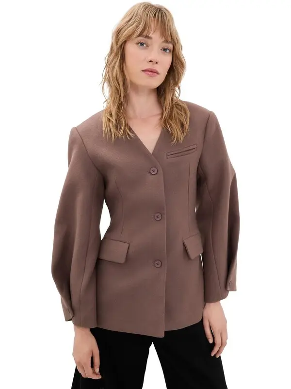 Lioness Heart Shaped Coat - Chocolate