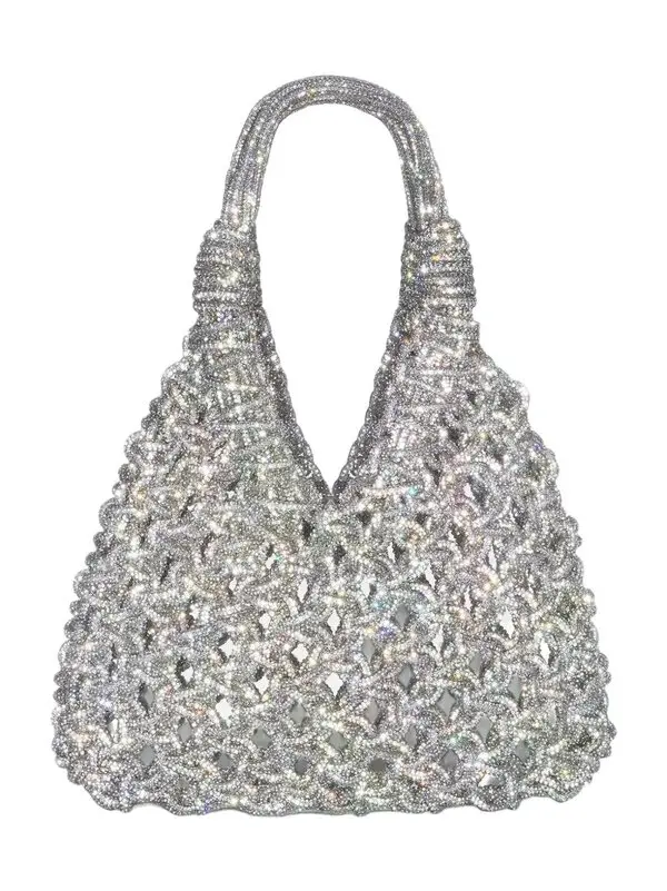 HIBOURAMA Vannifique Crystal-embellished Tote Bag - Silver