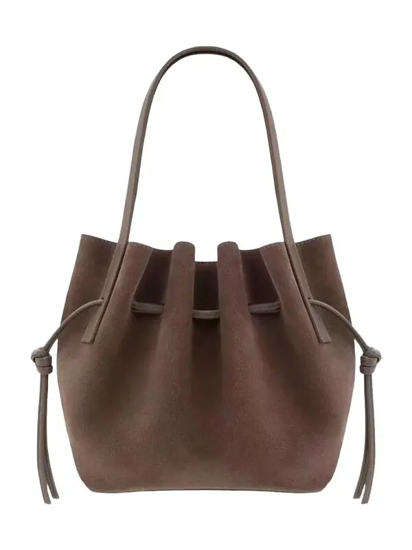 Yuzefi Mini Scallop Tote Bag - Brown