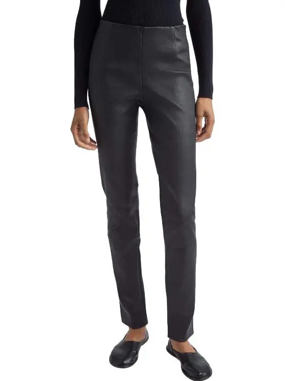 ARMA Marlon Stretch Leather Leggings - Black