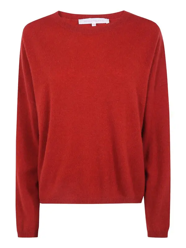 ABSOLUT CASHMERE Round Neck Sweater "kaira - Red