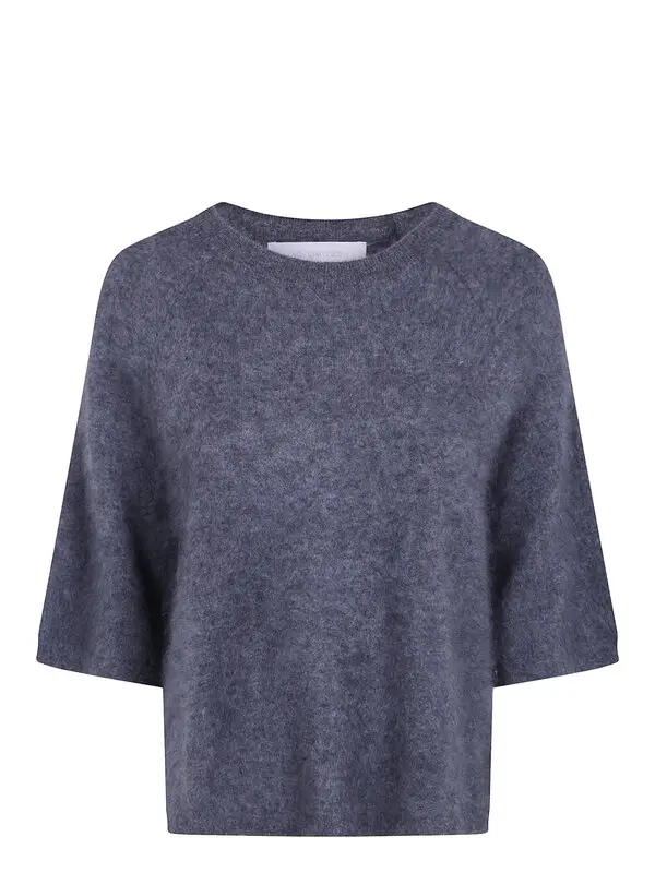 ABSOLUT CASHMERE Short-sleeve Sweater "jenna - Gray
