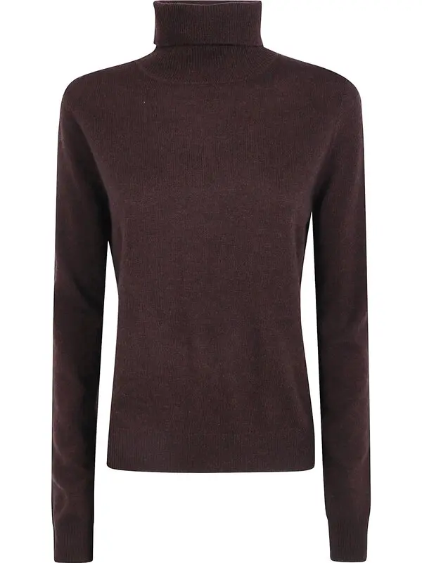 ABSOLUT CASHMERE Turtleneck Sweater "themys - Brown
