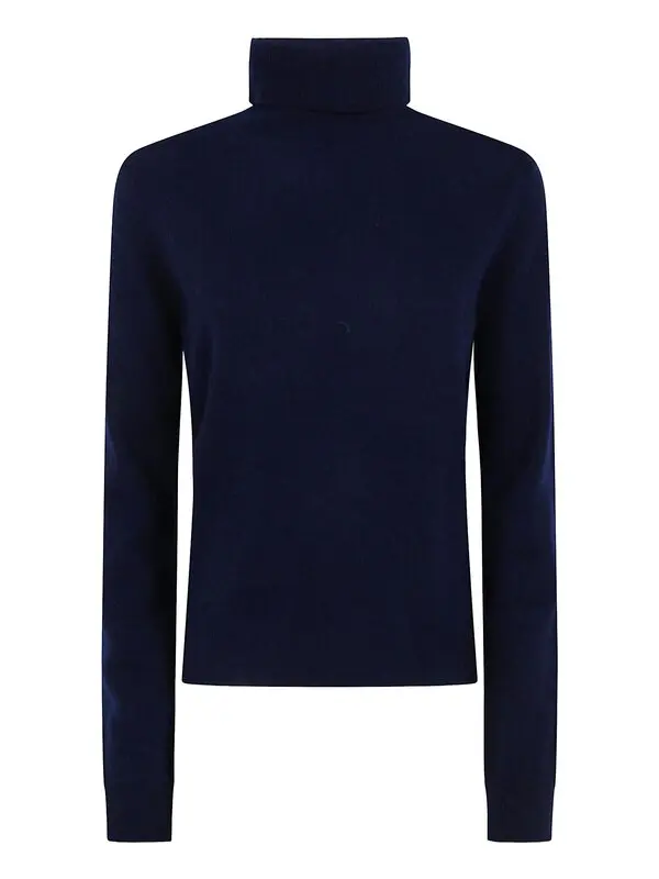 ABSOLUT CASHMERE Turtleneck Sweater "themys - Blue