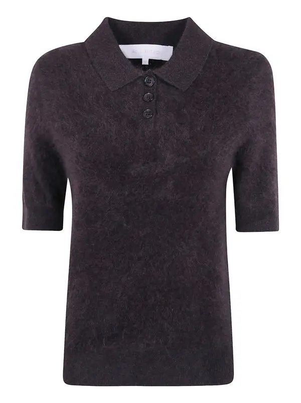 ABSOLUT CASHMERE Short-sleeve Sweater "margot - Brown