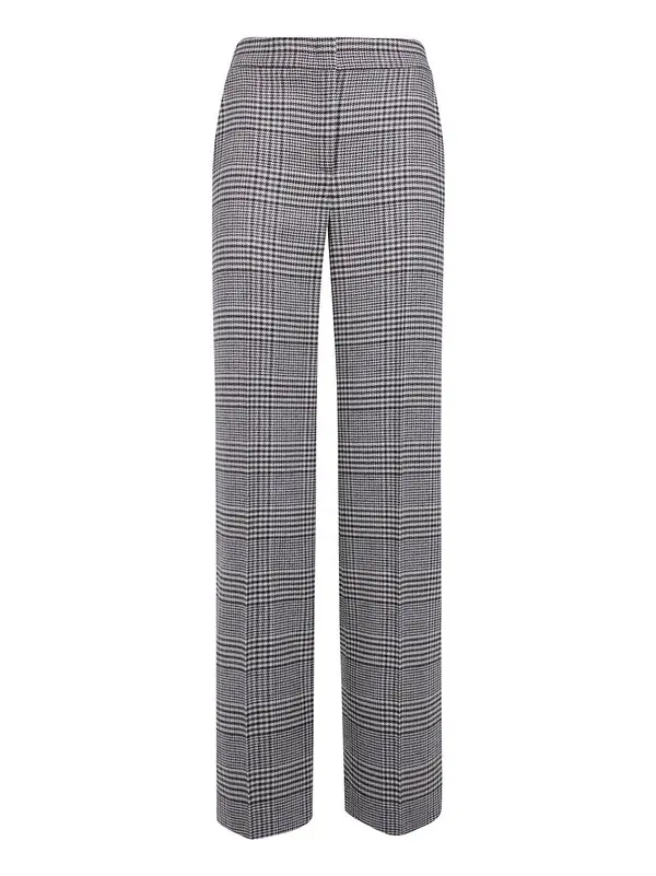 AGO E FILO VIA MASINI 80 Ago E Filo Pants Dark Moka Cream - Brown