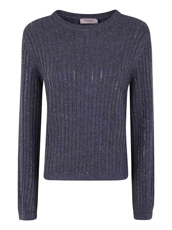 TWINSET Sweater Round Neck - Gray