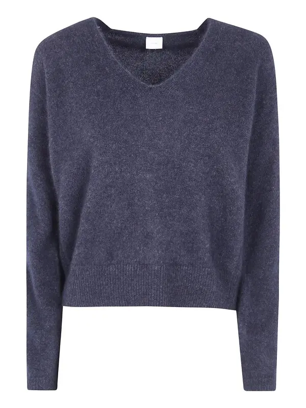 C.T. PLAGE C. T. Plage V-neck Long-sleeve Pullover "ladies V-neck Longsleeve Pullo - Gray