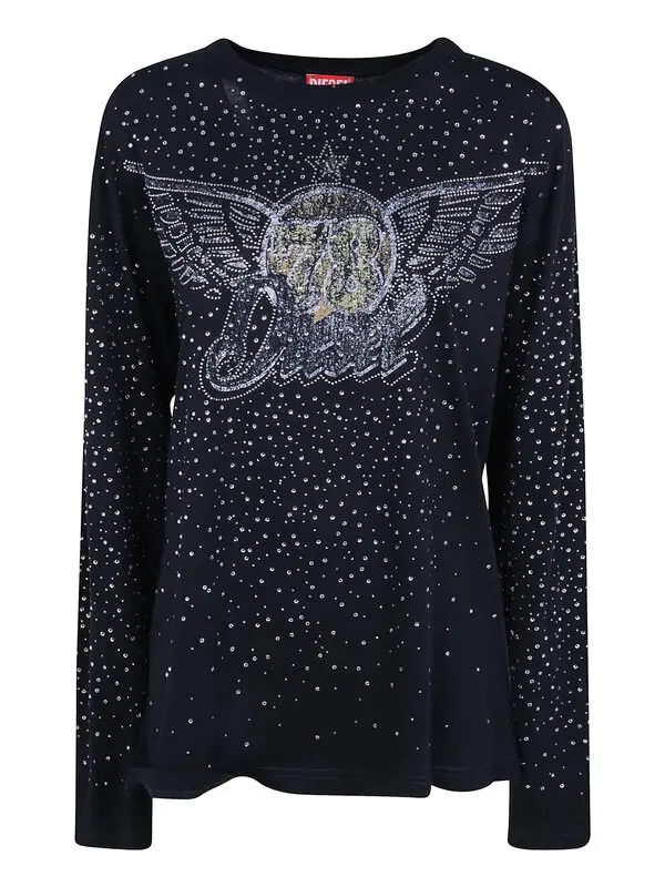 DIESEL® Long-sleeve T-shirt "edro - Gray