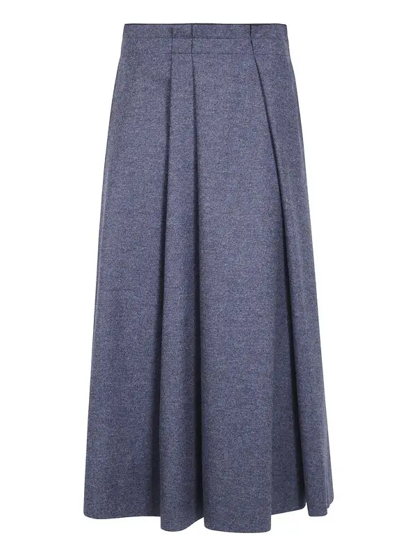 Sofie D'hoore Wide Gathered Skirt "savy - Gray