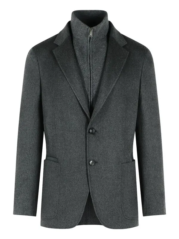 Zegna Oasi Beaver' Grey Cashmere Jacket - Gray