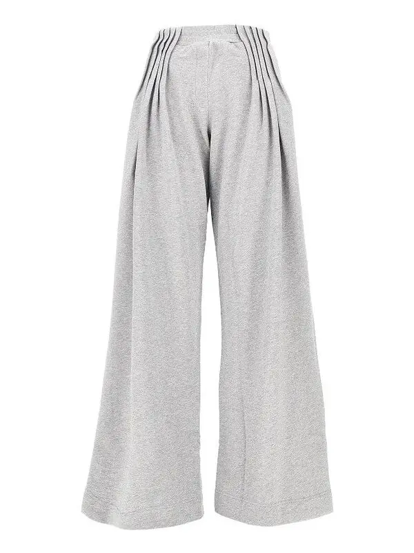 Dries Van Noten Wide-leg Pleated Sweatpants - Grey