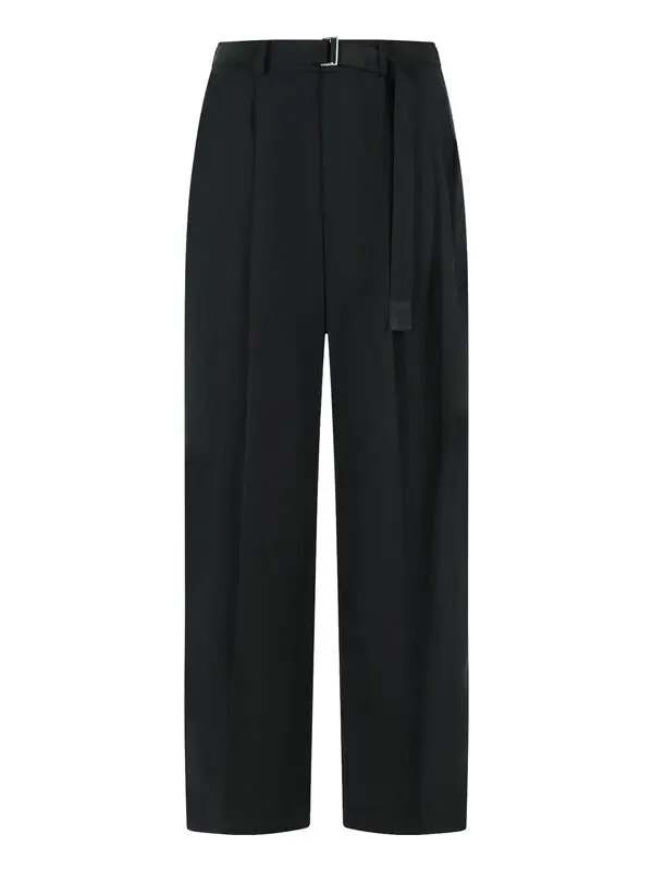 Sacai Wool Blend Pants - Black