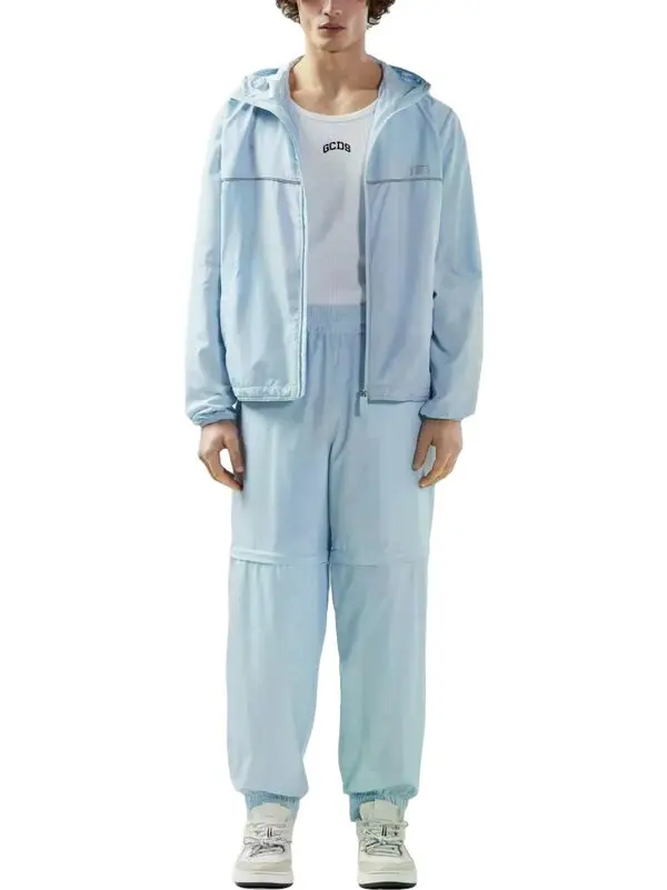 Gcds Essentials Zip-off Track Pants - Blue