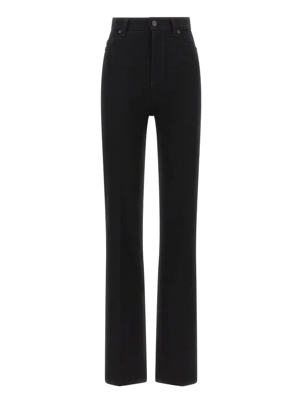 Balenciaga High Waist Jeans - Black