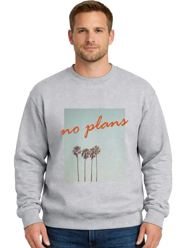 SIMPLY SAGE MARKET No Plans Puff Sweatshirt - Graphite