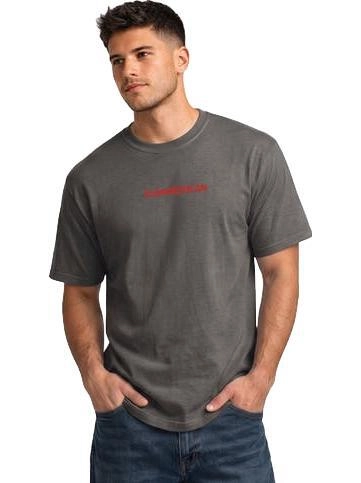 SIMPLY SAGE MARKET All-american Football Garment Dyed T-shirt - Pepper