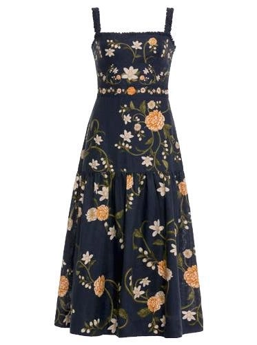 Agua Bendita Nispero Valle Midi Dress - Multicolor