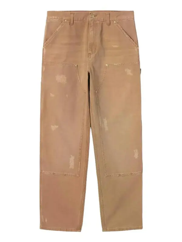 Carhartt Work In Progress Distressed Panelled Trousers - Brown