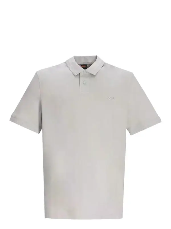 BOSS Cotton-piqué Polo Shirt - Grey