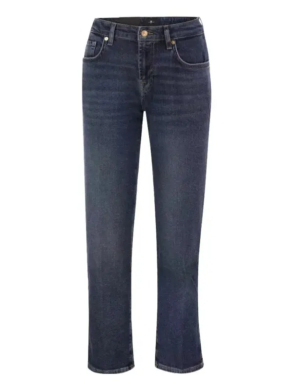 7 For All Mankind Calie Straight-leg Jeans - Blue