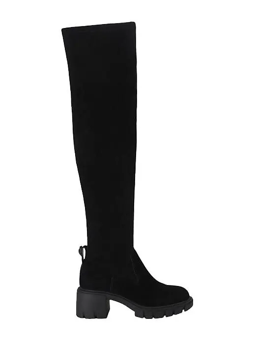 Kurt Geiger Clarence Suede Over-the-knee Boots - Black