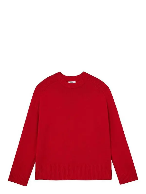 REISS Riley Long-sleeve Wool And Cashmere Jumper - Red