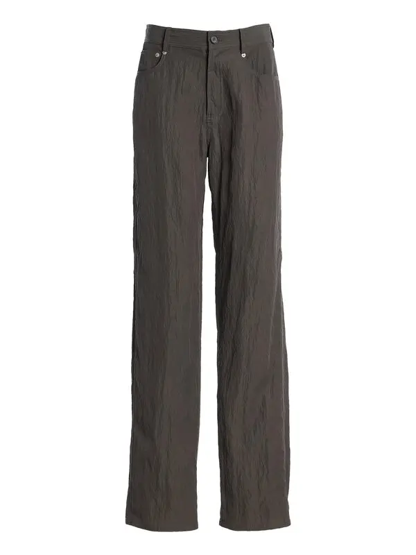 Brandon Maxwell The Reade Relaxed Seersucker Pants - Olive